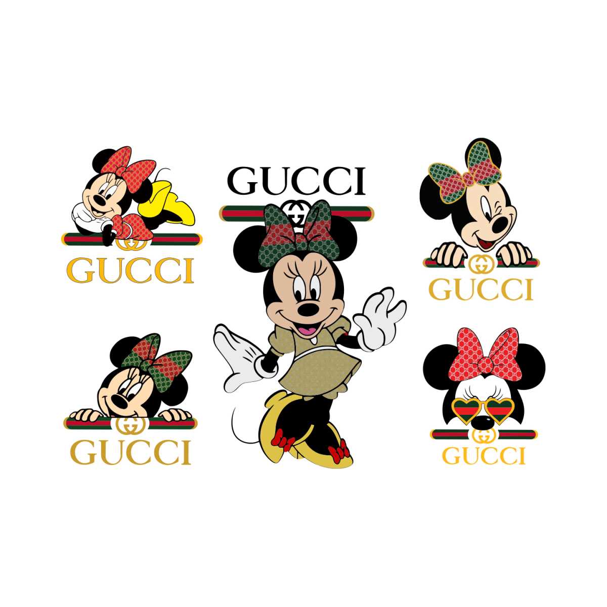 Gucci Minnie Mouse Svg Bundle - Inspire Uplift