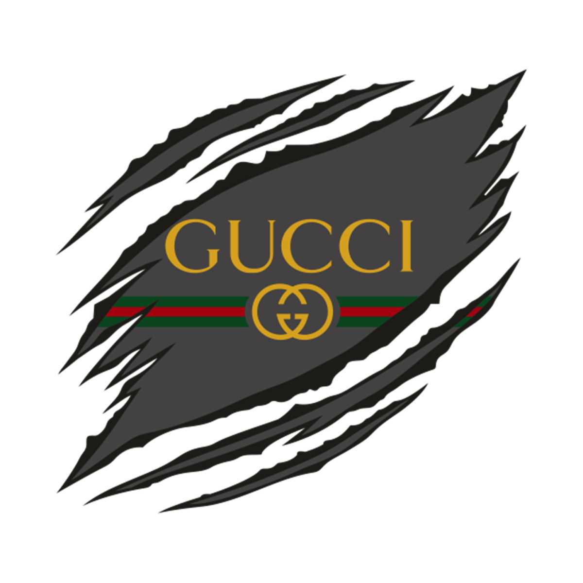 Ripped Gucci Logo Svg , Ripped Logo Svg | Inspire Uplift
