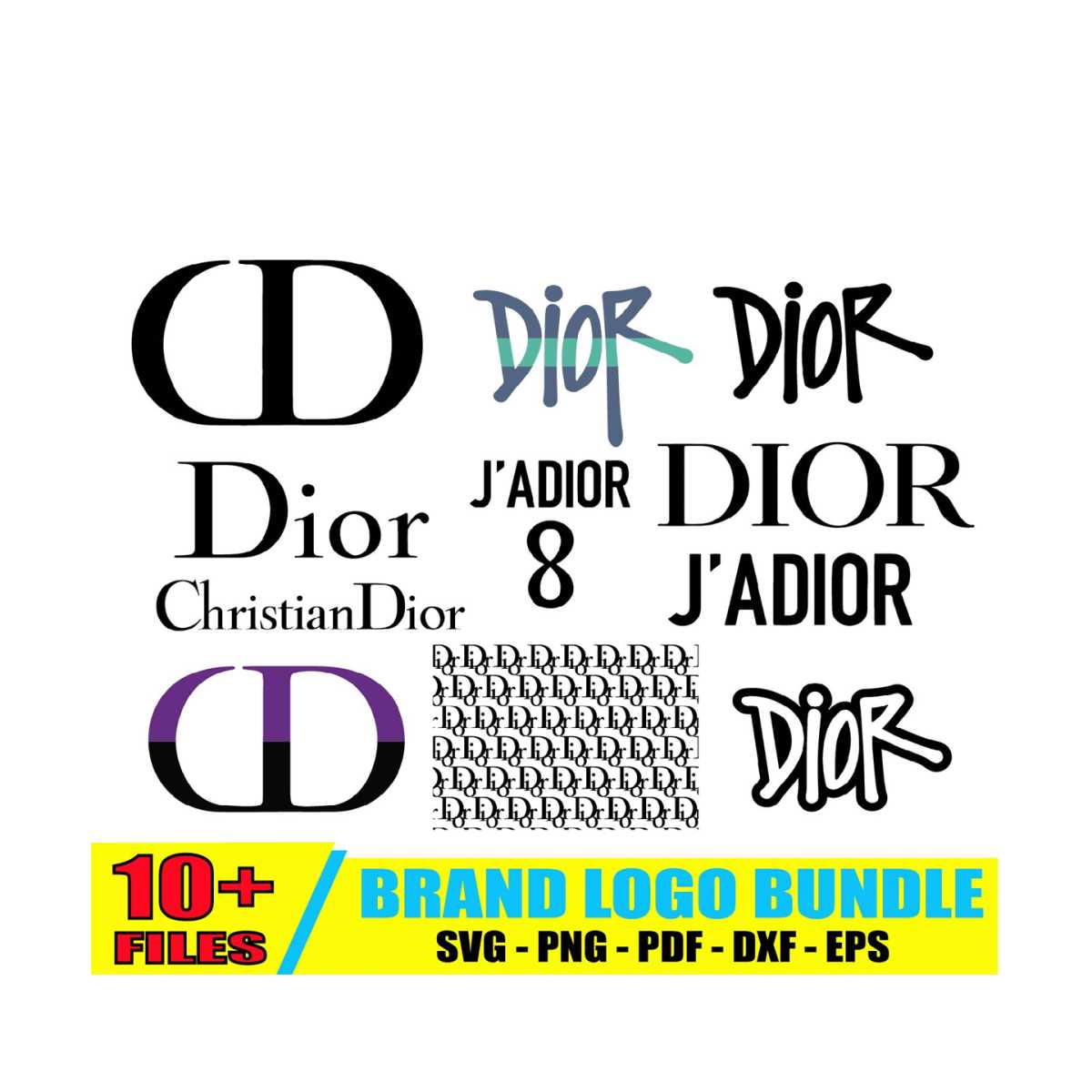 Dior Logo Bundle Svg, Logo Bundle Svg | Inspire Uplift