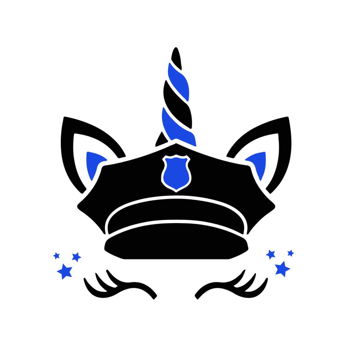 Police Unicorn Svg, Trending Svg, Unicorn Face Svg, Police U | Inspire ...