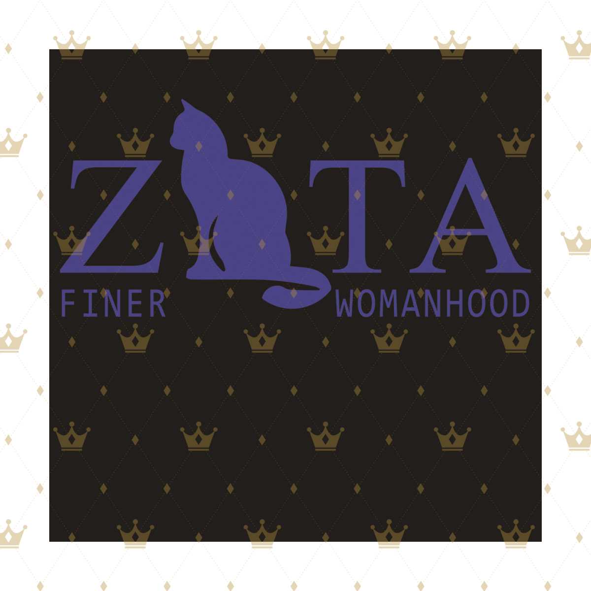 Zeta finer womanhood, Zeta svg, 1920 zeta phi beta, Zeta Phi - Inspire ...