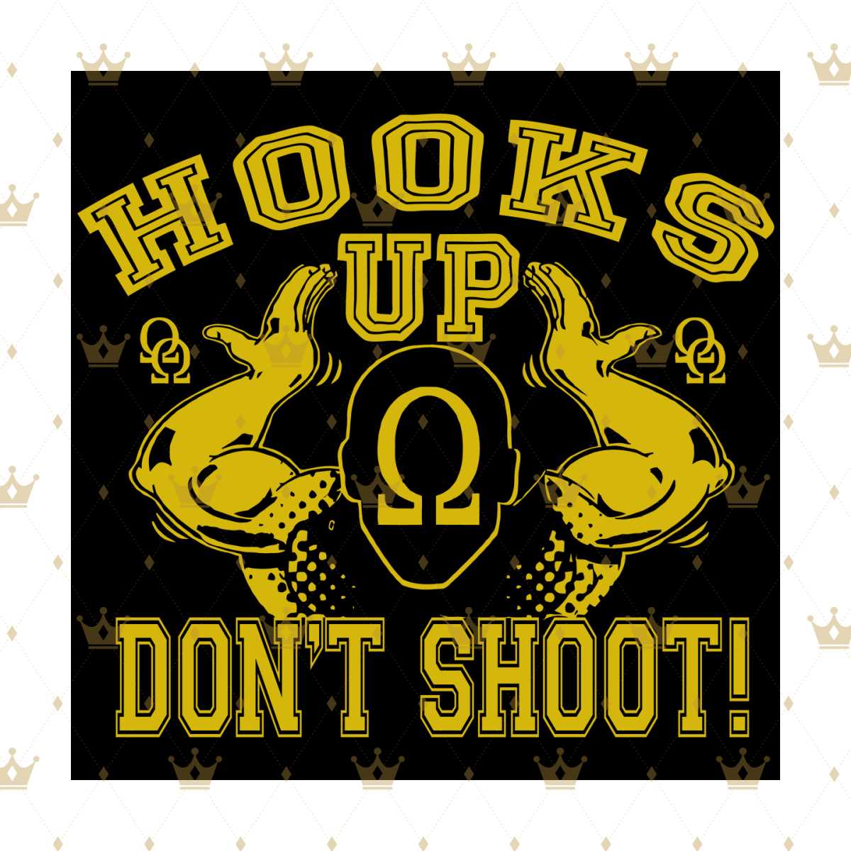 Hooks up don't shoot, Omega psi phi svg, Omega psi phi gift | Inspire ...