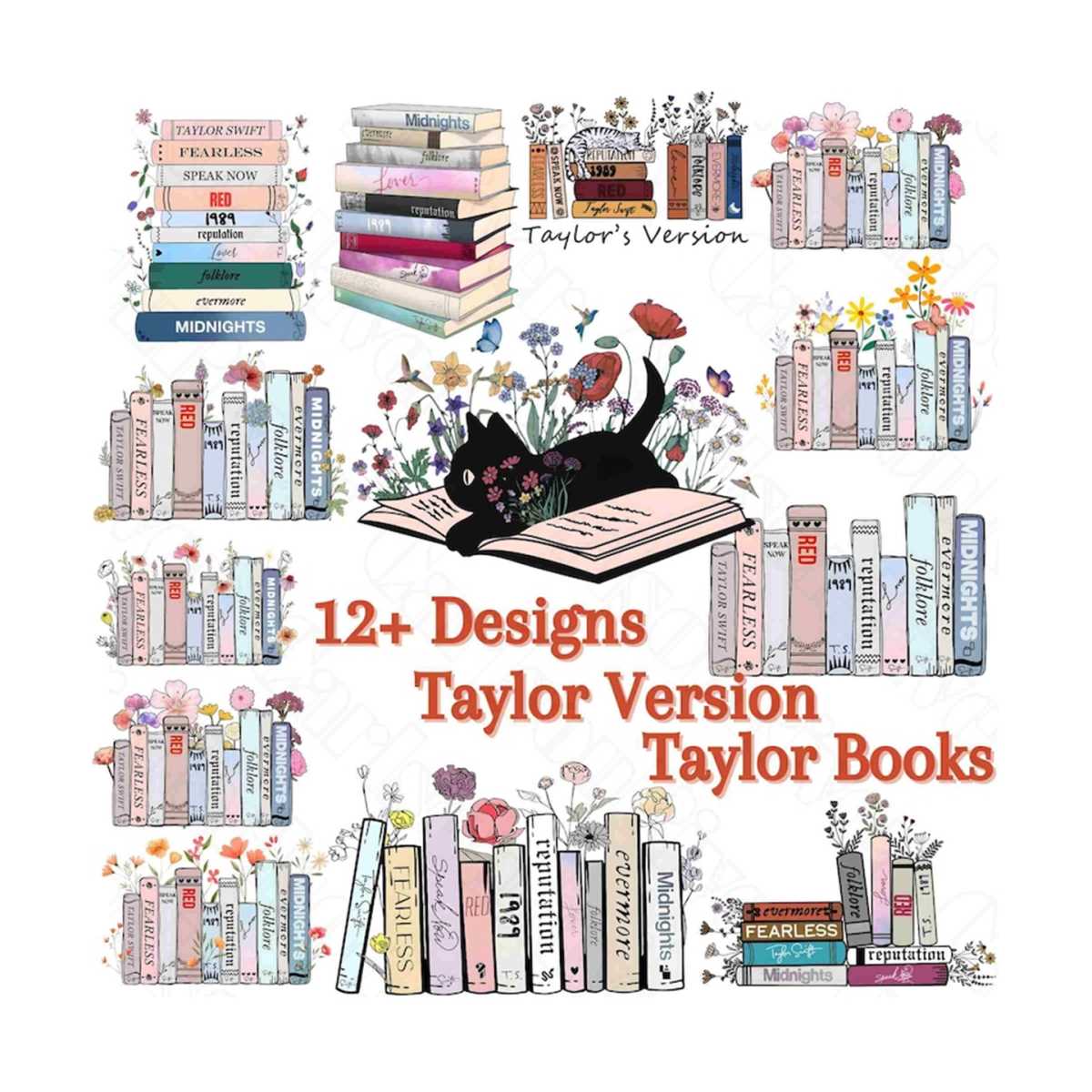 13 Designs Taylor Swiftie Books png, Taylor Swiftie Merch PN | Inspire ...