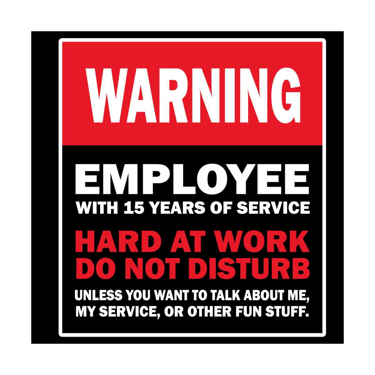 Work Anniversary 15 Years Service Warning Svg, Trending Svg, | Inspire ...