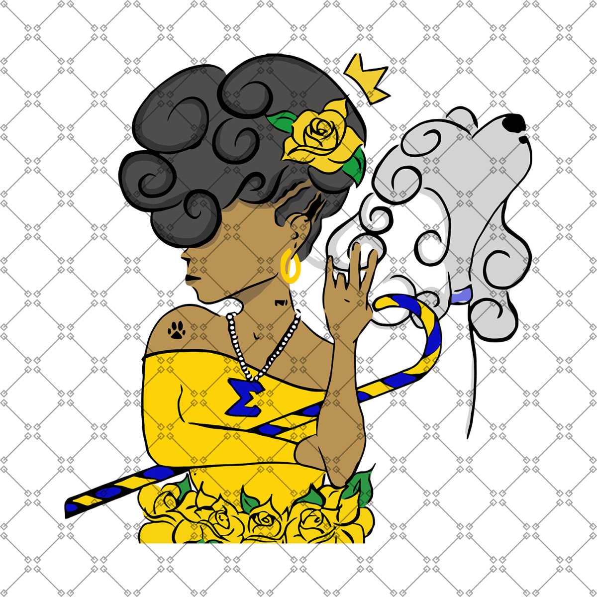 I Love My Sigma Gamma Rho, Sigma Gamma Rho sorority art svg - Inspire ...