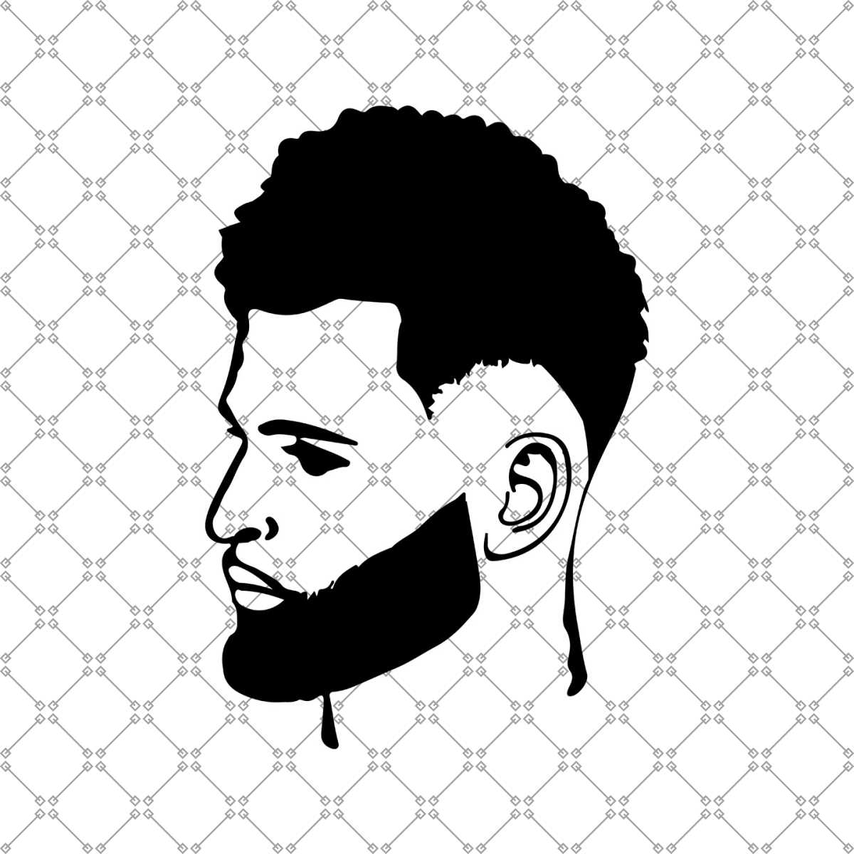 Black man Svg, Melanin Svg, Afro Man Svg, Black King svg, Co - Inspire ...