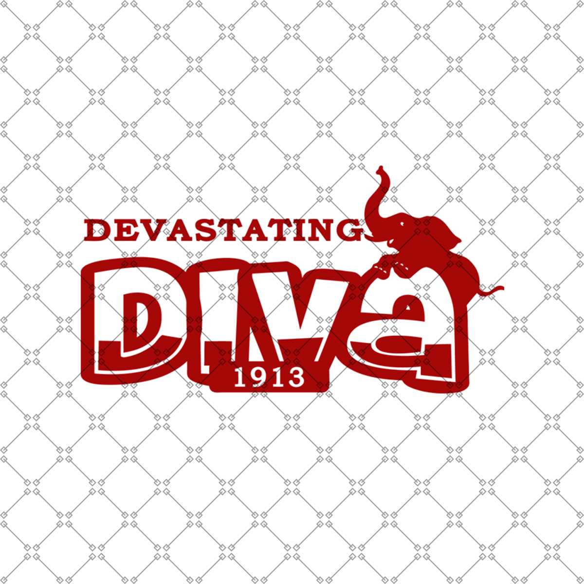 Devastating DIVA 1913 svg, Delta Sigma Theta Sorority SVG - Inspire Uplift