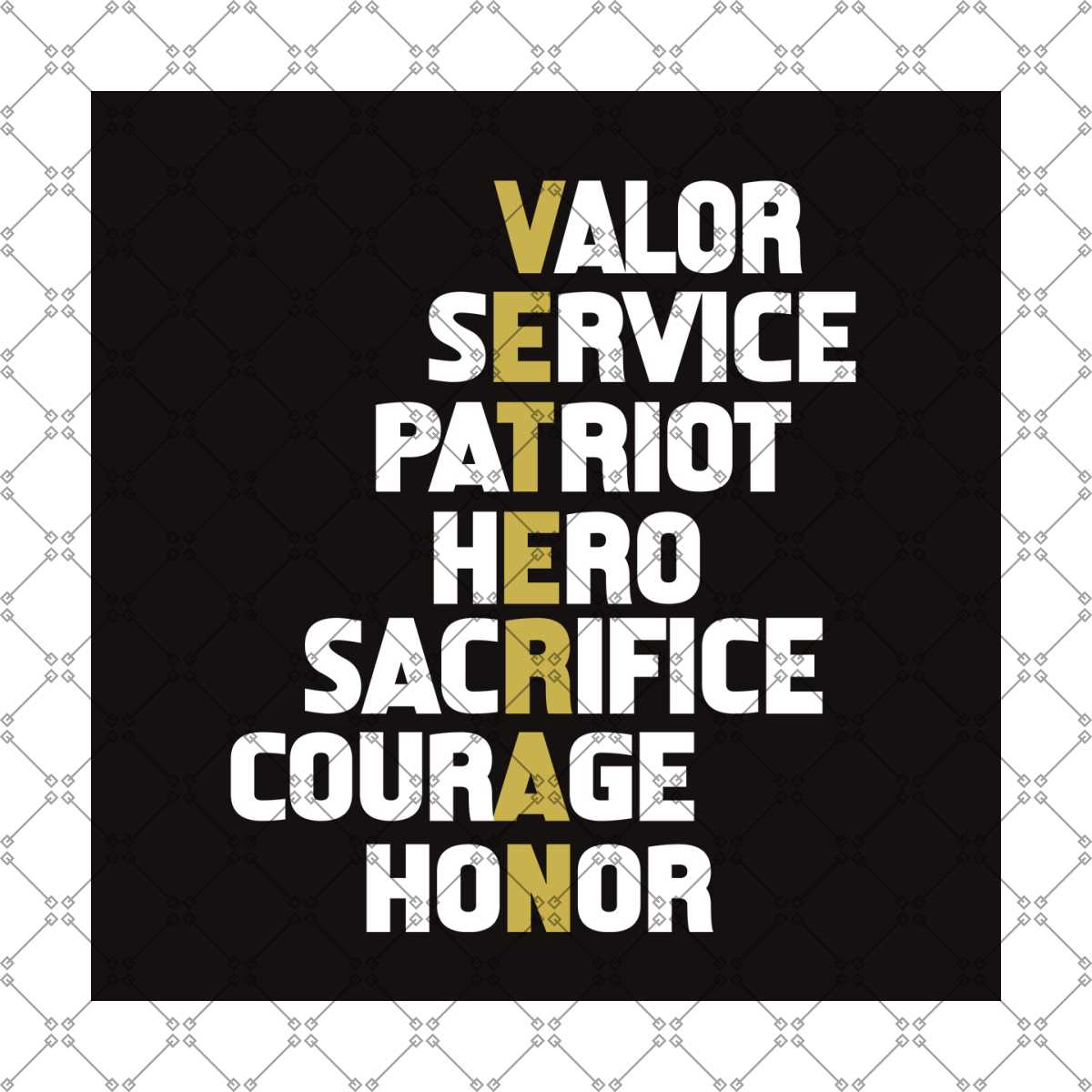 Valor Service Patriot Hero Sacrifice Courage Honor Svg, Tren | Inspire ...
