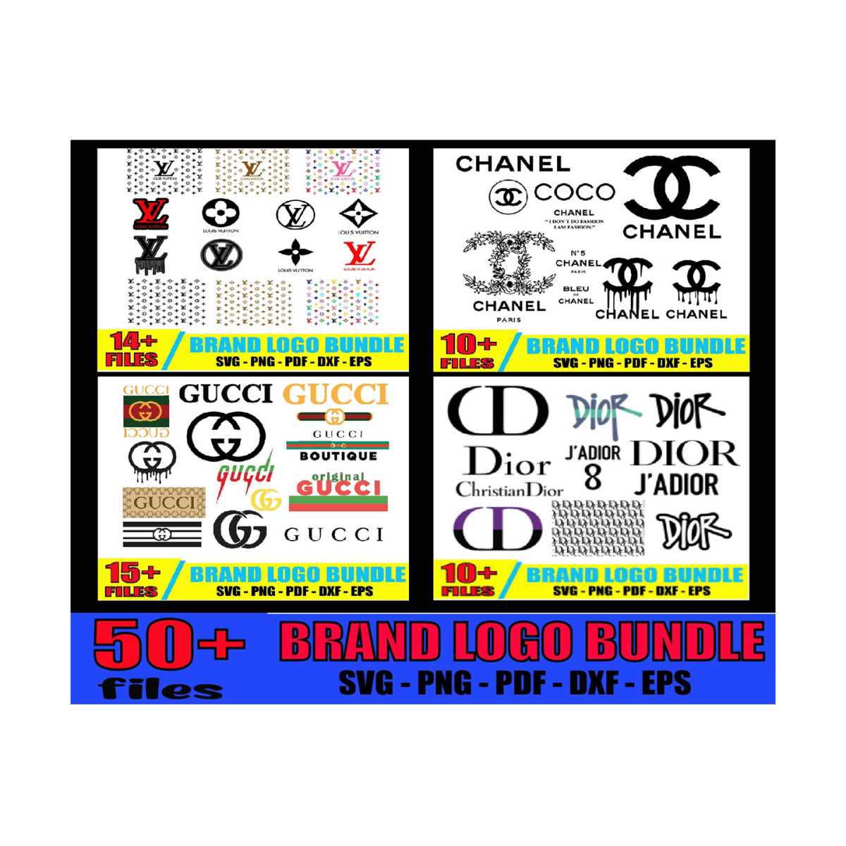 Brand Logo Bundle Svg, Bundle Logo Svg - Inspire Uplift