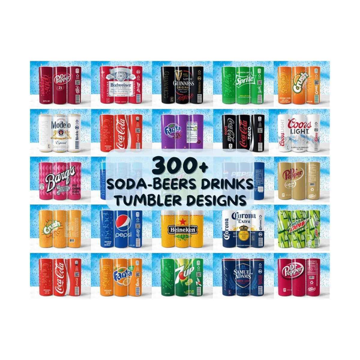 Liquor & Soda 300 Design Bundle Tumbler Wrap Print Shop Star | Inspire ...