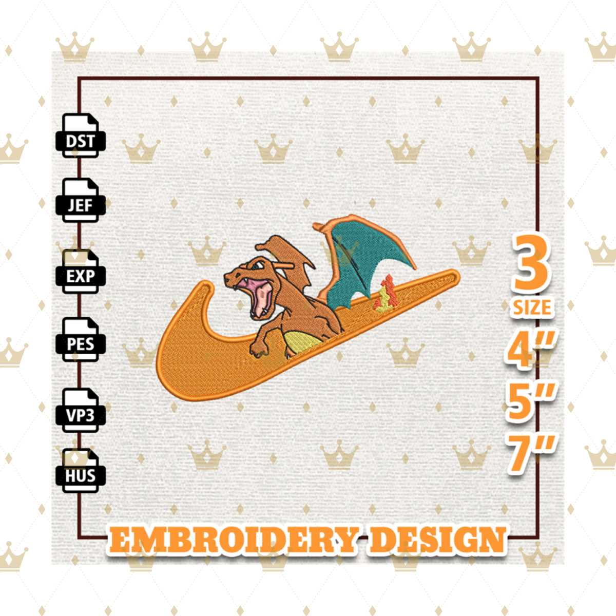 Pokemon Brand Logo Embroidery Designs | Inspire Uplift