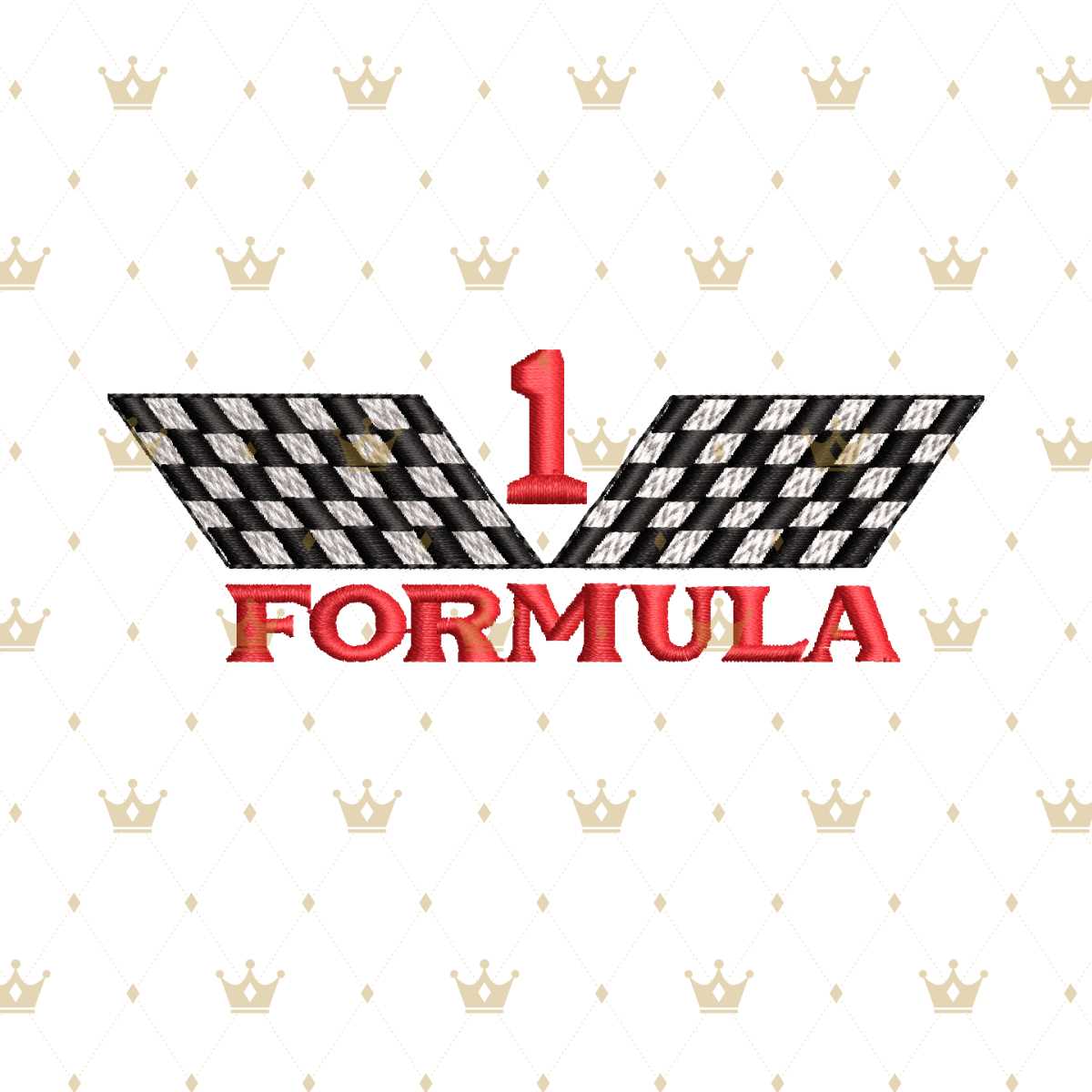 Formula 1 Logo Embroidery Design File Formula 1 File Instant | Inspire ...