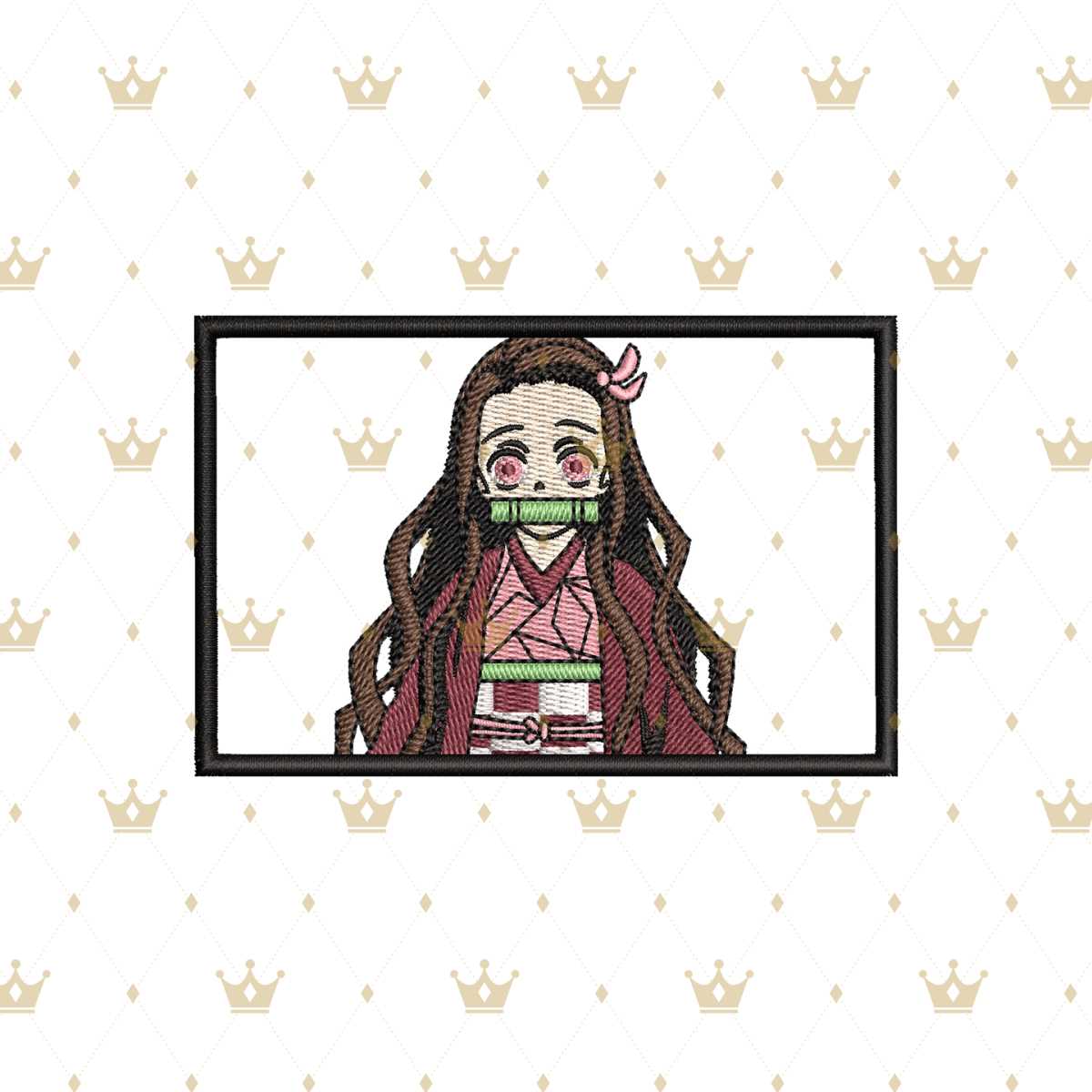 Nezuko Kamado Embroidery Design Download Kimetsu No Yaiba Em | Inspire ...