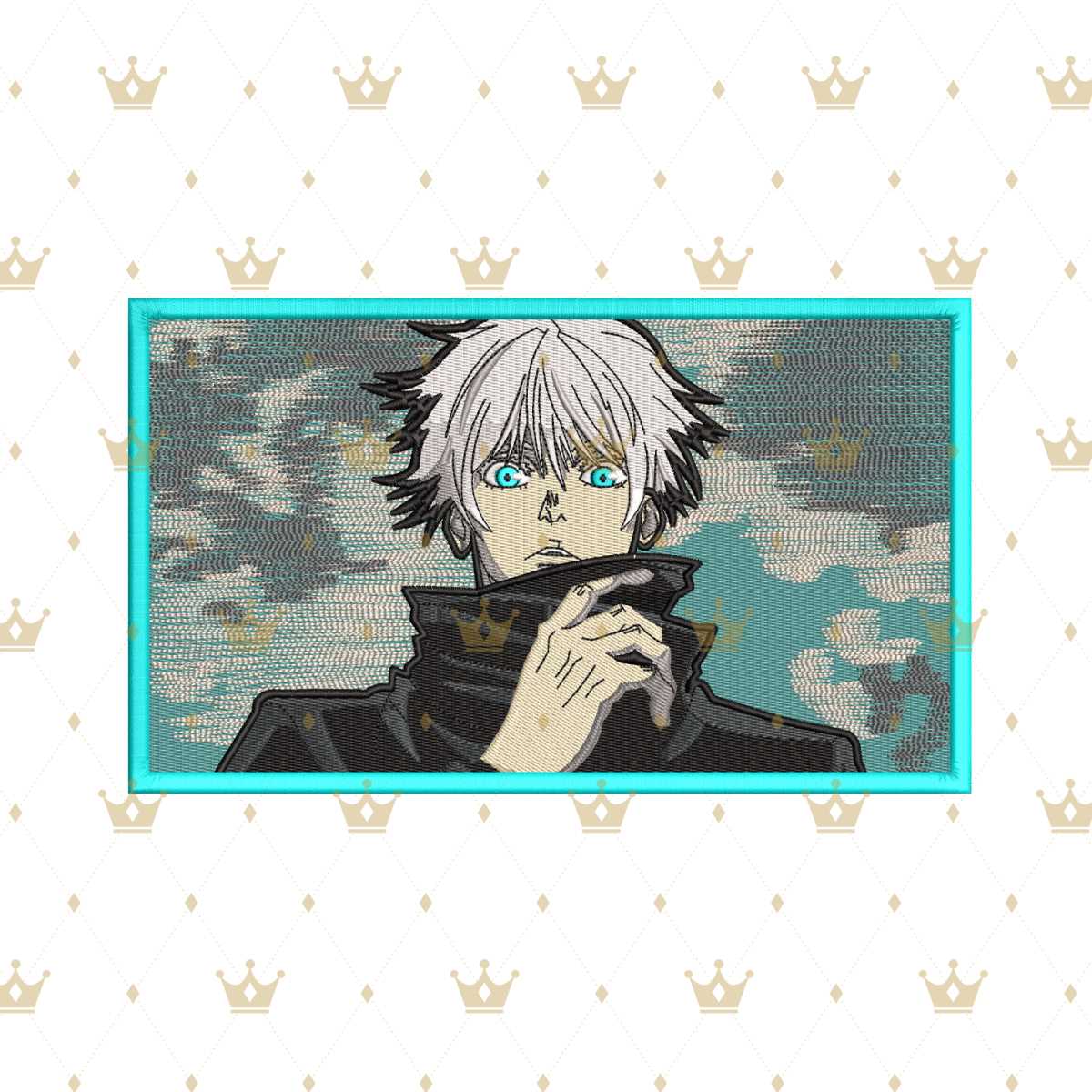 Anime Jujutsu Kaisen Gojo Satoru Embroidery Design File - Inspire Uplift