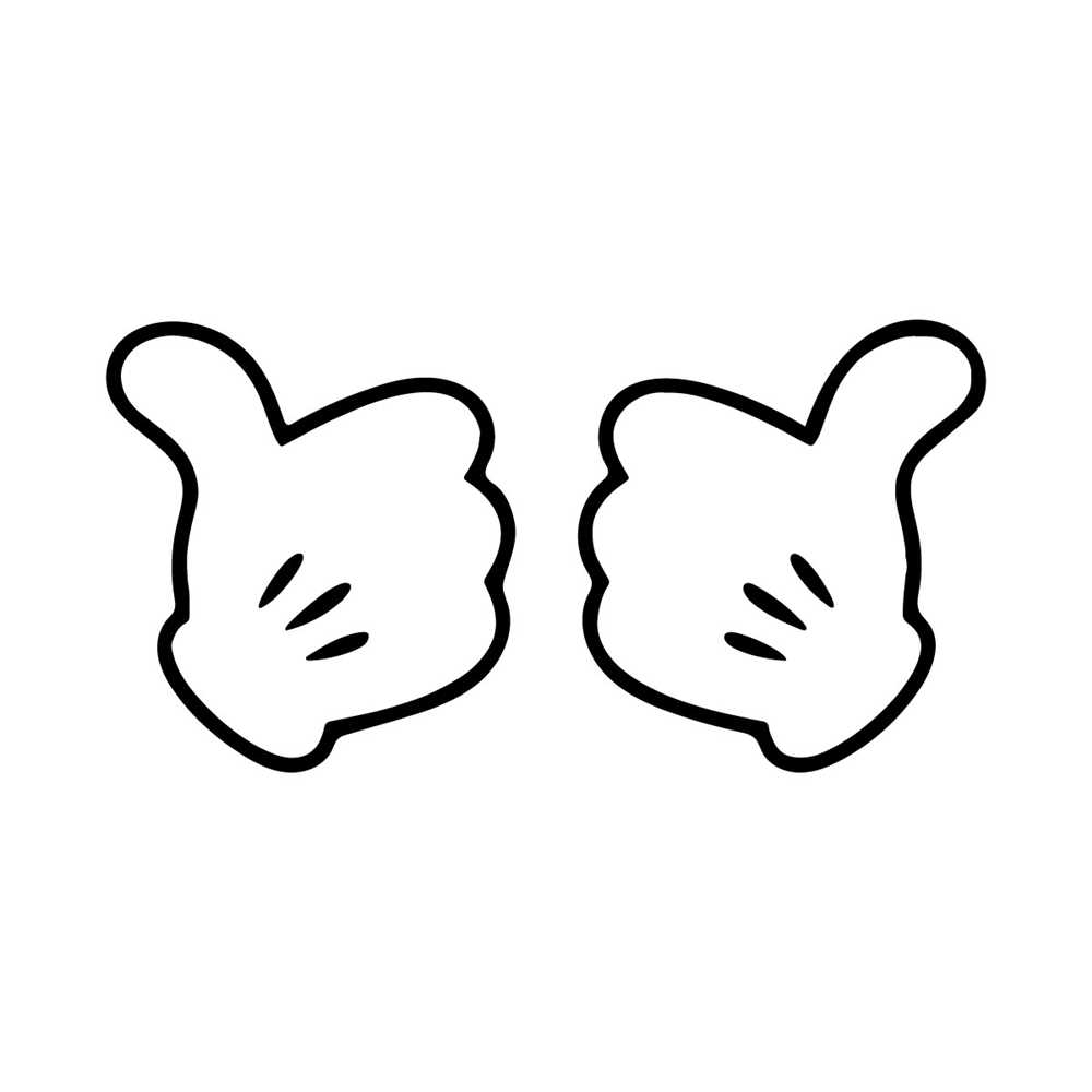 Mickey Mouse Hands Svg Mickey Hands Thumbs Up Svg - Inspire Uplift