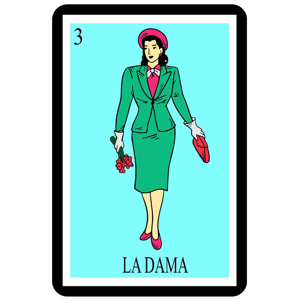 La Dama svg,svg,como me pongo svg,loteria card svg,loteria s | Inspire ...