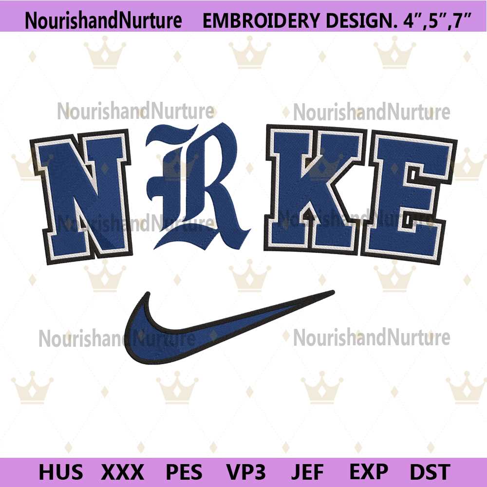 Rice Owls Nike Logo Embroidery Design Download File | Inspire Uplift