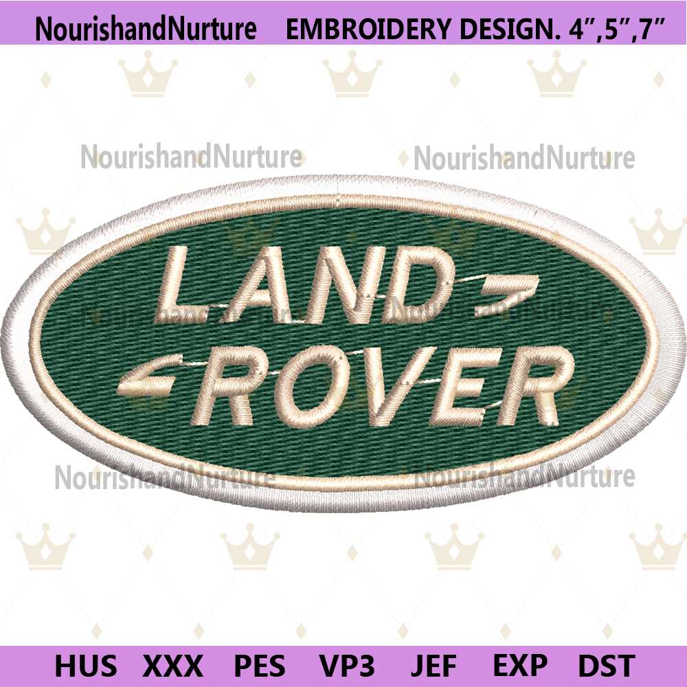 Land Rover Logo Embroidery File Logo Car Brand Download File | Inspire ...