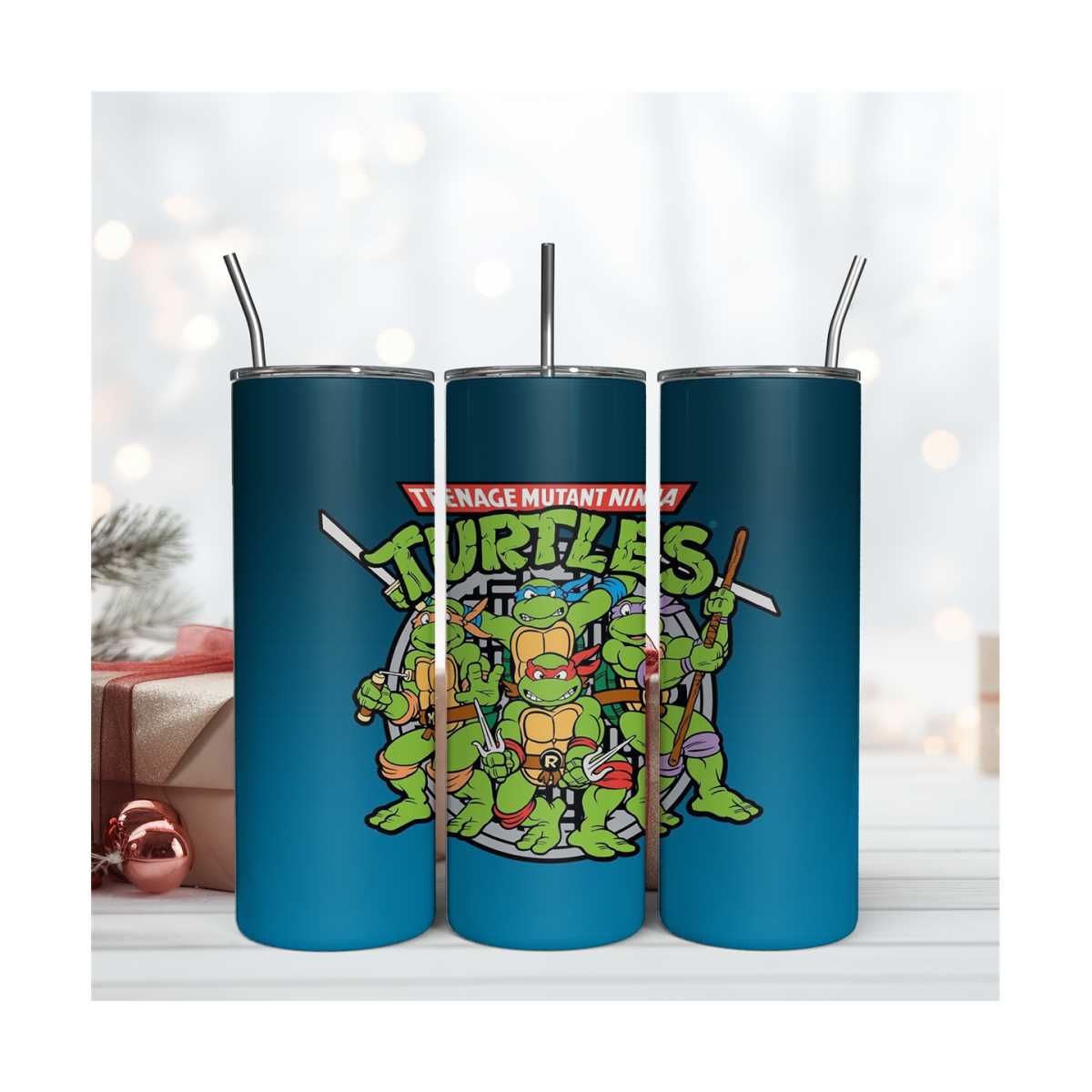 Ninja Turtles 20Oz Tumbler Wrap Sublimation Design, 20OZ Tum | Inspire ...