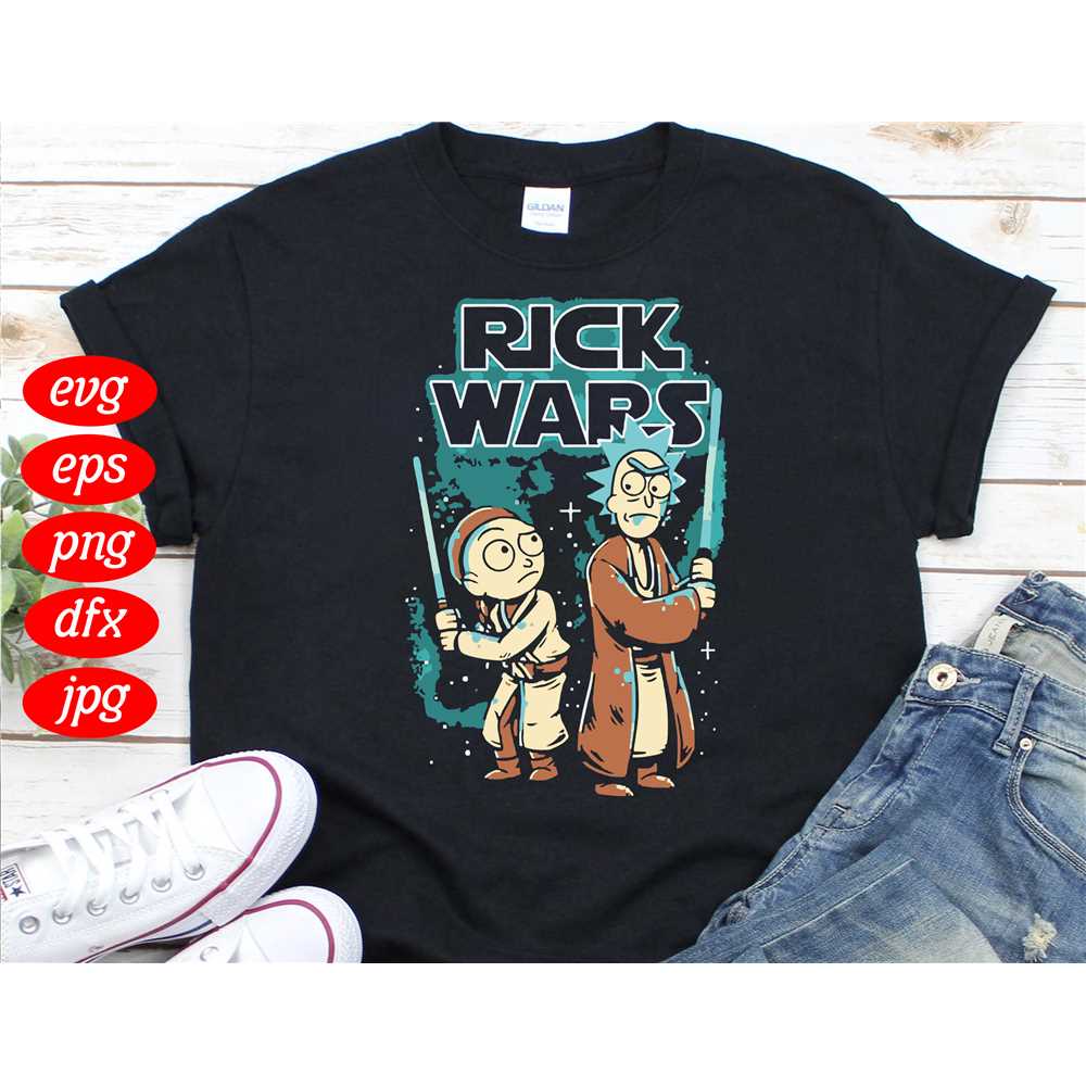 Rick Wars Svg, Trending Svg, Rick And Morty Svg, Star Wars S | Inspire ...