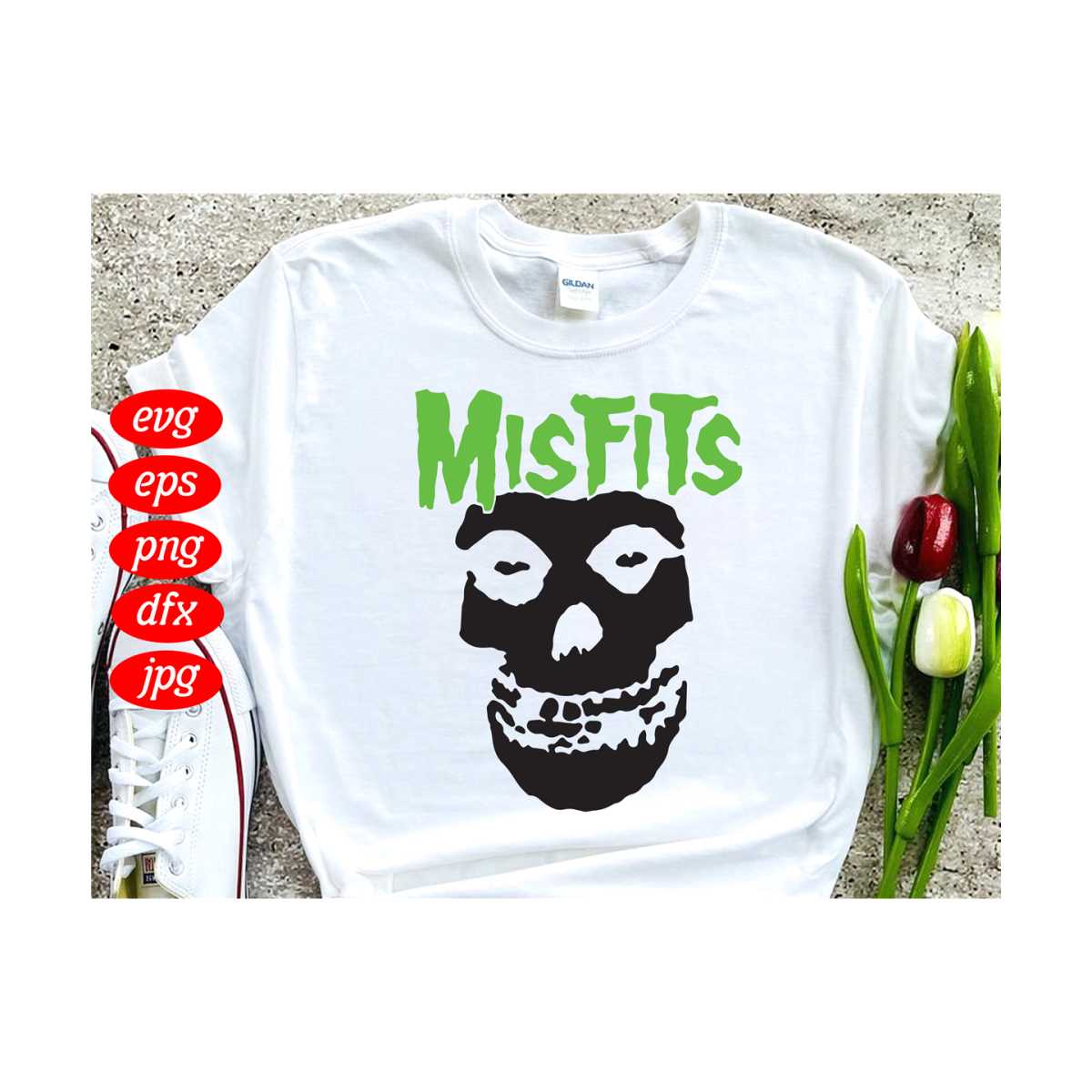 Misfits Punk Rock Vintage Svg, Trending Svg, Misfits Skull S | Inspire ...