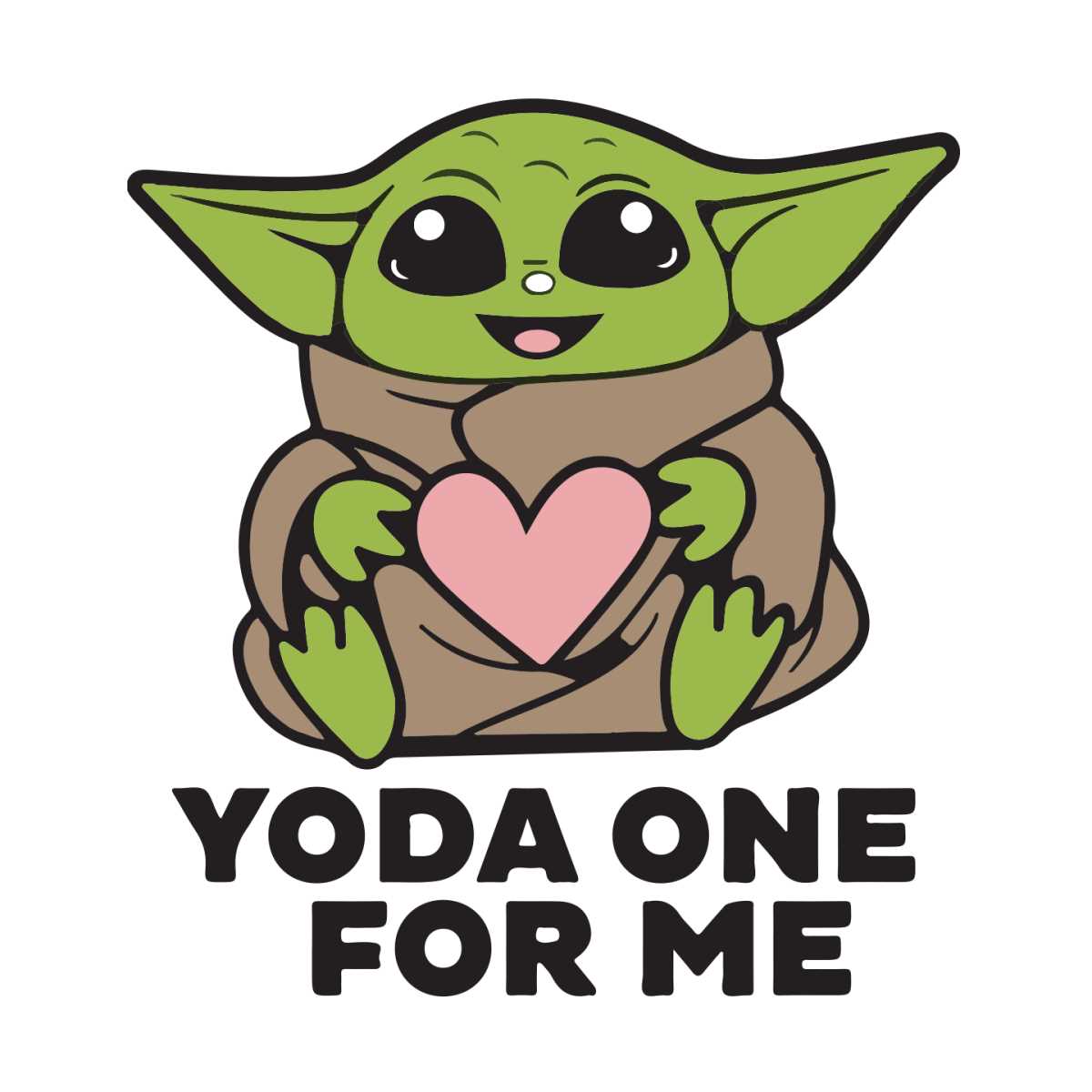 Yoda one for me svg, Baby yoda svg, Yoda love svg, Yoda shir | Inspire ...