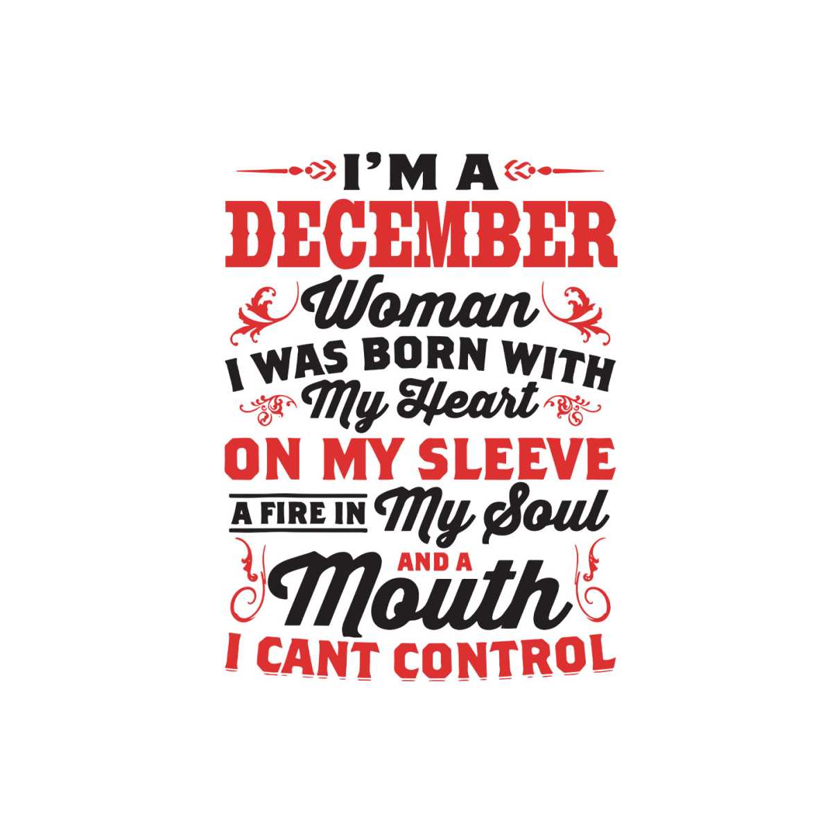 Im A December Woman Quote Svg, Birthday Svg, December Woman - Inspire Uplift