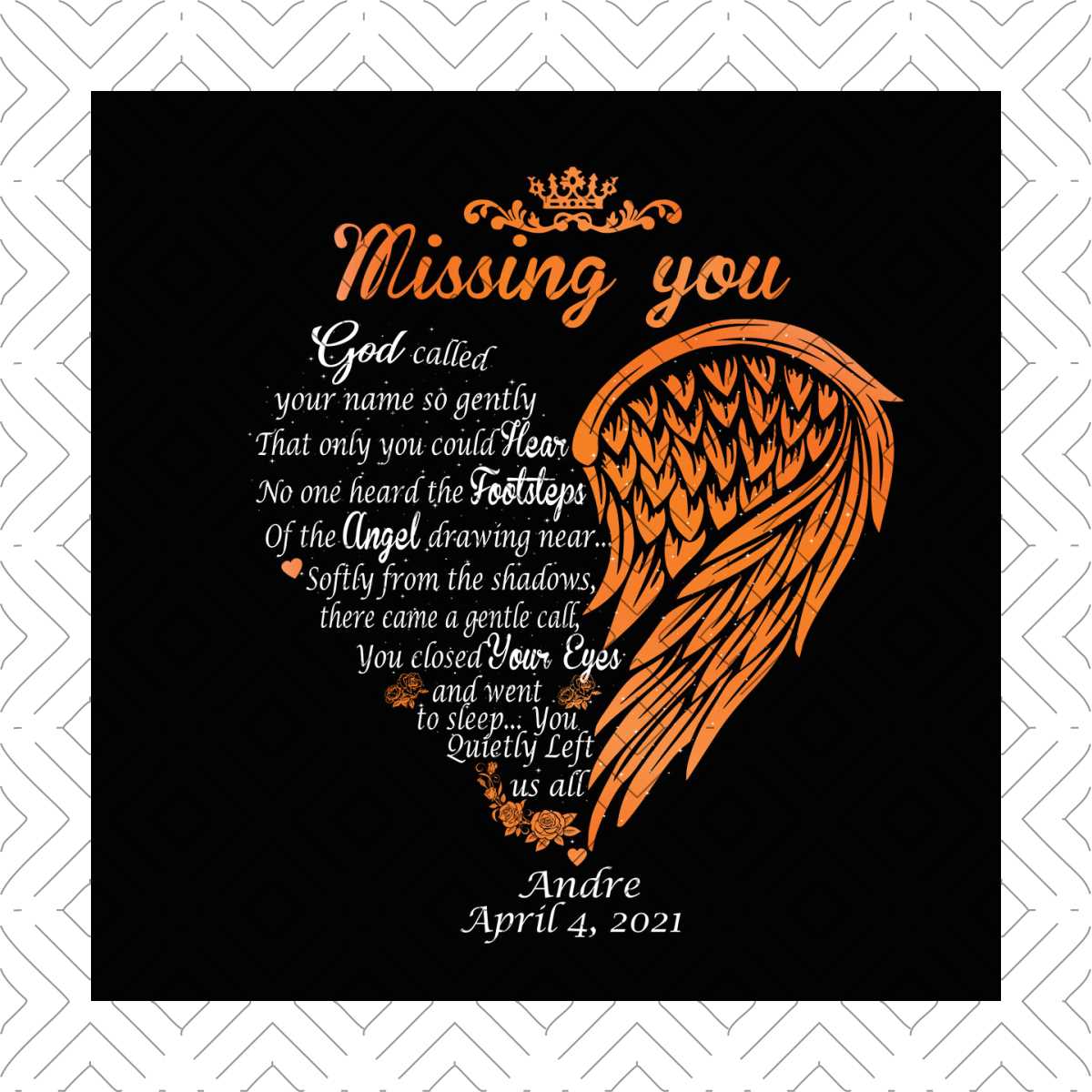 Trending Svg, Missing You Png, Missing You Angel, Angel Wing | Inspire ...
