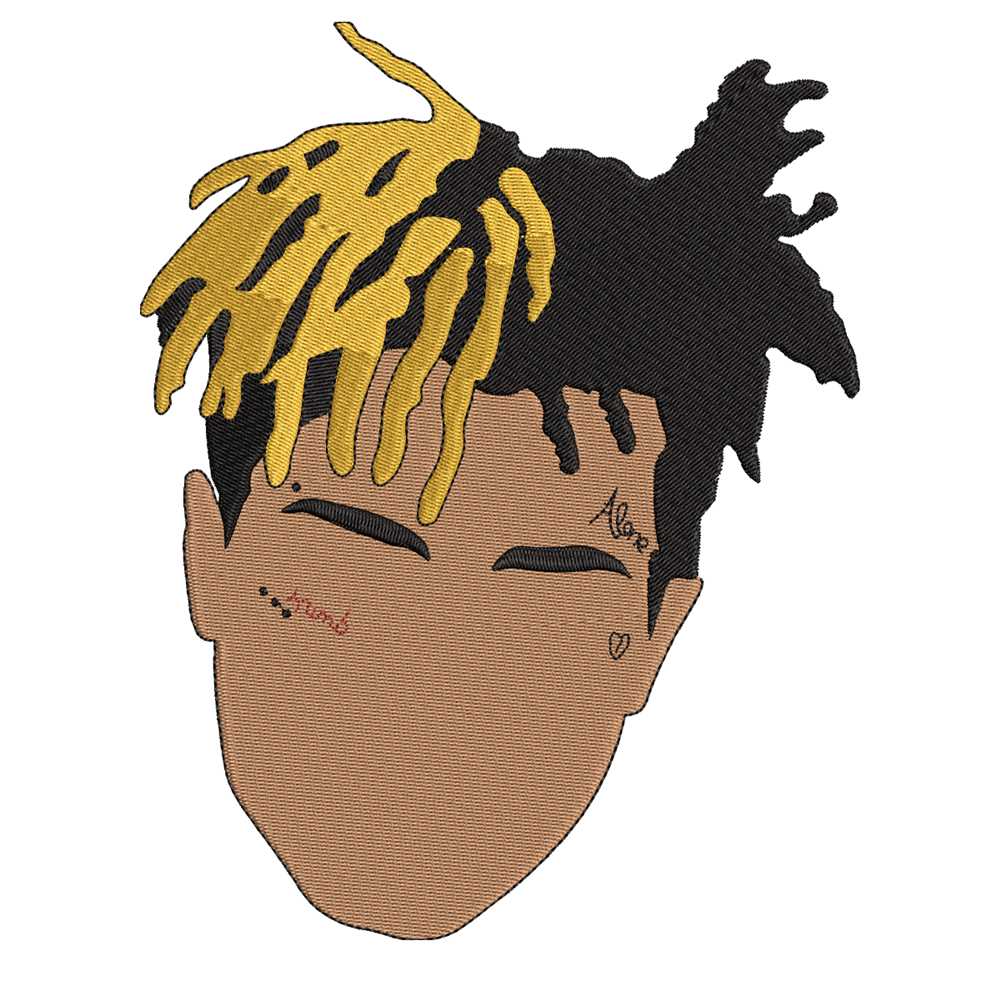 Xxxtentacion Face Rapper Embroidery Design Download File | Inspire Uplift