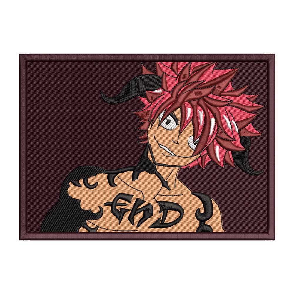 Natsu Dragneel Embroidery Design Download Fairy Tail Embroid | Inspire Uplift