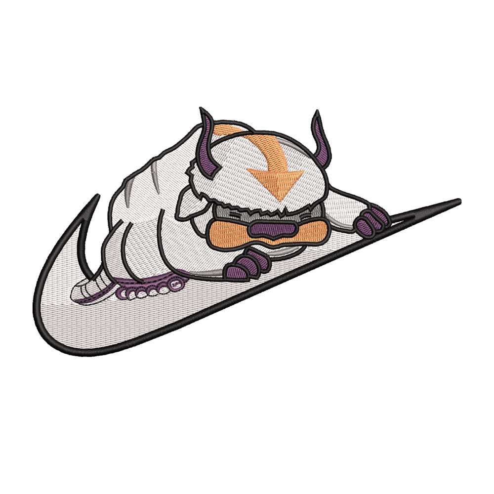 Nike Logo Appa Embroidery Design Avatar Cartoon Embroidery F - Inspire ...