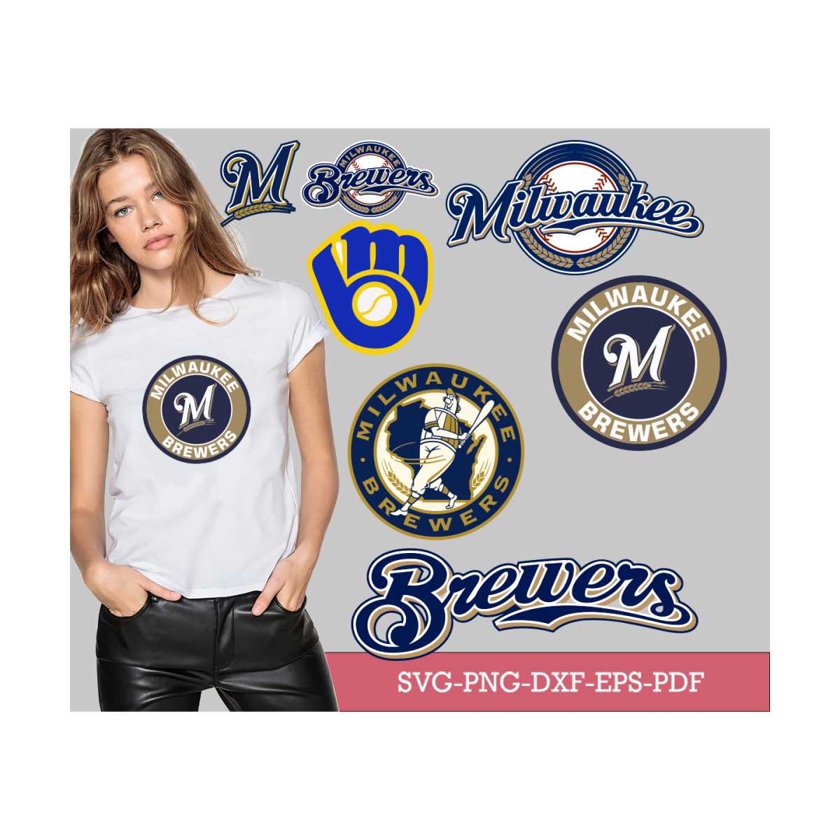 Bundle Milwaukee Brewers Svg, Bundle Sport Svg, Milwaukee Br | Inspire ...