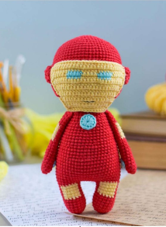 Iron man Amigurumi PDF Pattern toys patterns | Inspire Uplift