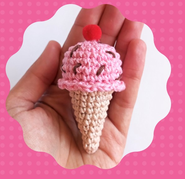 Little Ice Cream Amigurumi Crochet Pattern - Inspire Uplift