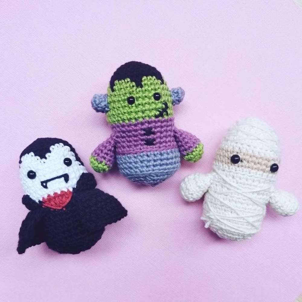Spooky Tot Set Amigurumi Crochet Patterns, Crochet Pattern | Inspire Uplift