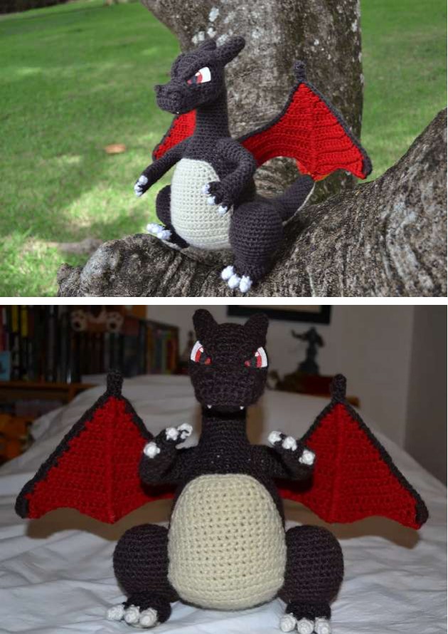 Charizard Amigurumi PDF Pattern toys patterns | Inspire Uplift