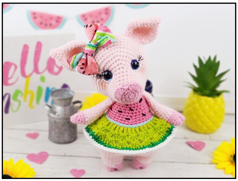 melon pig crochet Amigurumi Crochet Patterns, Crochet Patter | Inspire Uplift