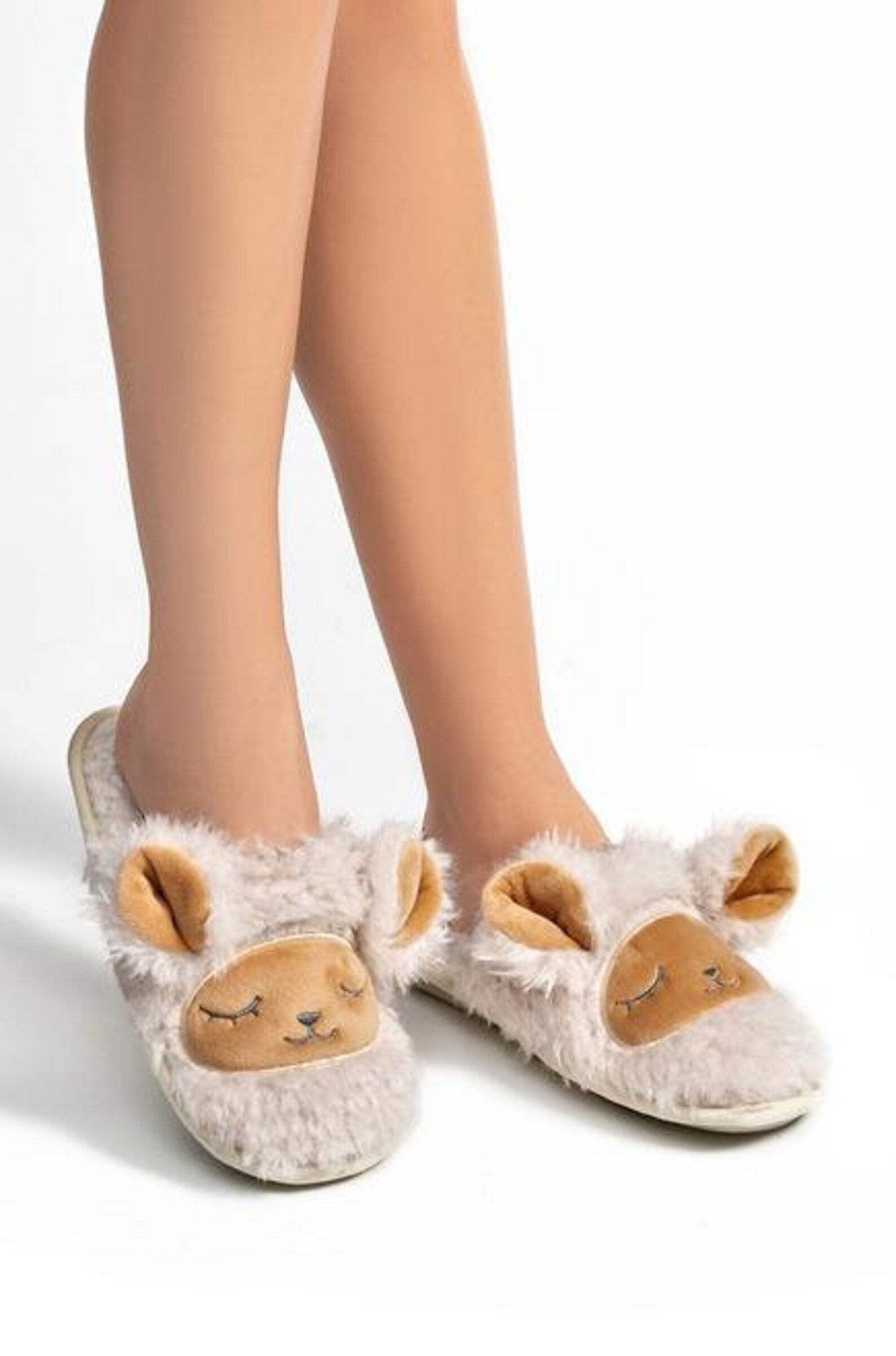 Cute Animal House Slippers, Comfy Fuzzy Home Slippers, Cute | Inspire ...