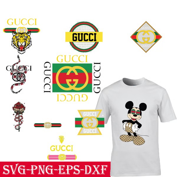 Gucci Logo Bundle Svg, Gucci svg files | Inspire Uplift