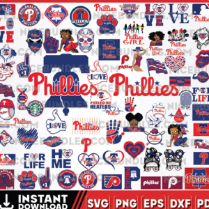 Philadelphia Phillies Team Bundles Svg, Philadelphia Phillie | Inspire ...