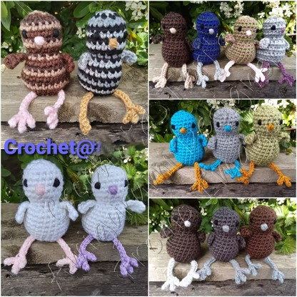 Chunky Funky Birds Amigurumi Crochet Patterns, Crochet Patte | Inspire ...