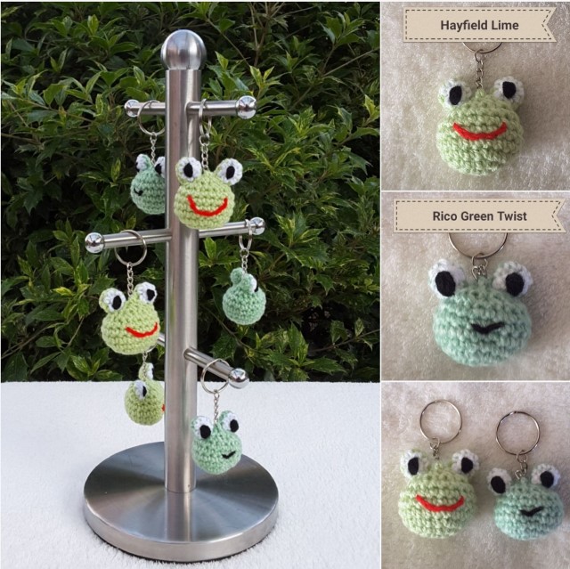 Frog Keychain Amigurumi Crochet Patterns, Crochet Pattern | Inspire Uplift