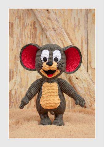 Jerry the Mouse Amigurumi PDF Pattern toys patterns - Inspire Uplift
