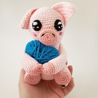 Plorp the Pig Amigurumi Crochet Patterns, Crochet Pattern | Inspire Uplift
