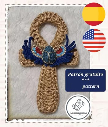Ankh Egipcio, Amigurumi Crochet Patterns, Crochet Pattern - Inspire Uplift