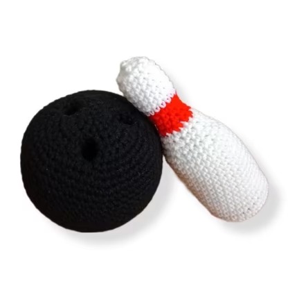 Crochet Bowling Ball and Pin Amigurumi Crochet Patterns, Cro | Inspire ...