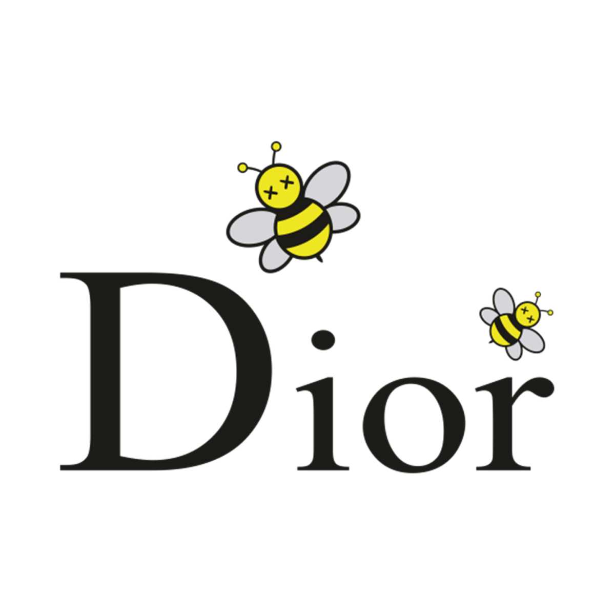 Dior Kaws Bee Logo Svg, Dior Bee Logo Svg - Inspire Uplift