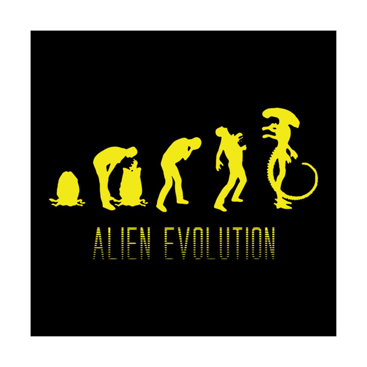 Alien Evolution Monster TV Show Svg | Inspire Uplift