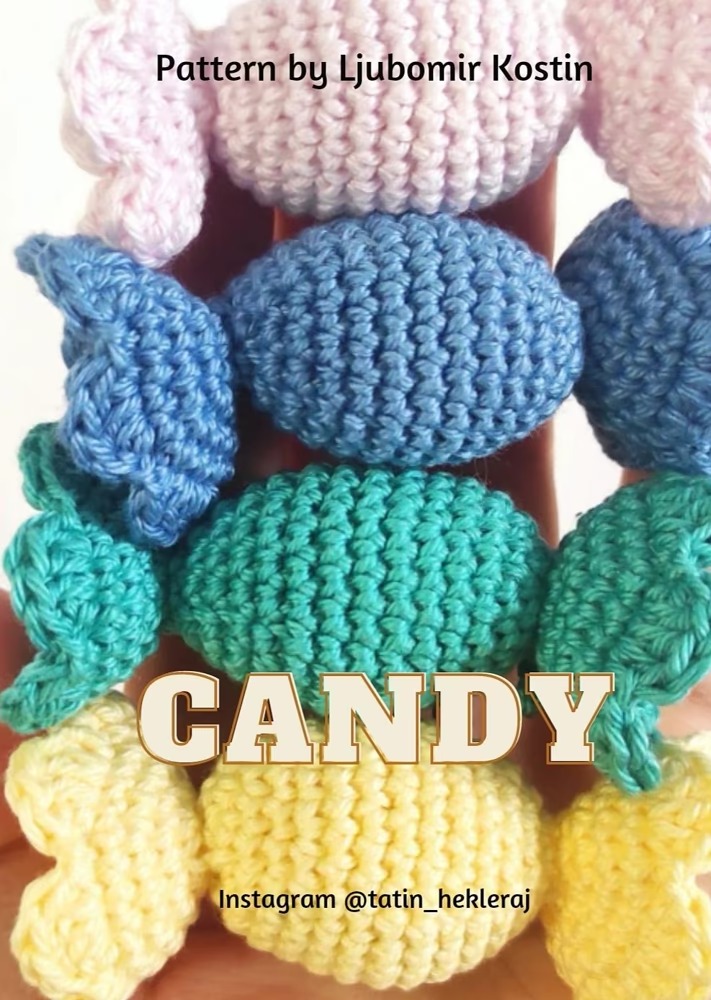 No Sew Candy Amigurumi Crochet Patterns, Crochet Pattern | Inspire Uplift