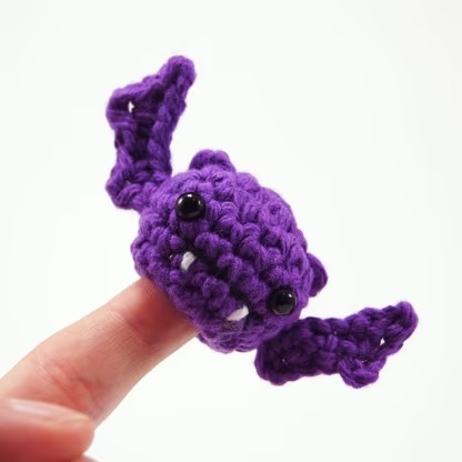 Bat Finger Puppet Amigurumi Crochet Patterns, Crochet Patter | Inspire ...